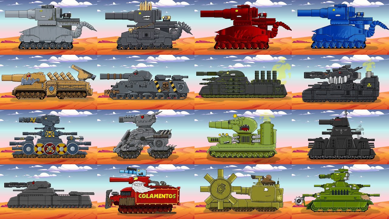 Top strange tanks of Valhalla Toons - Cartoons about tanks - YouTube