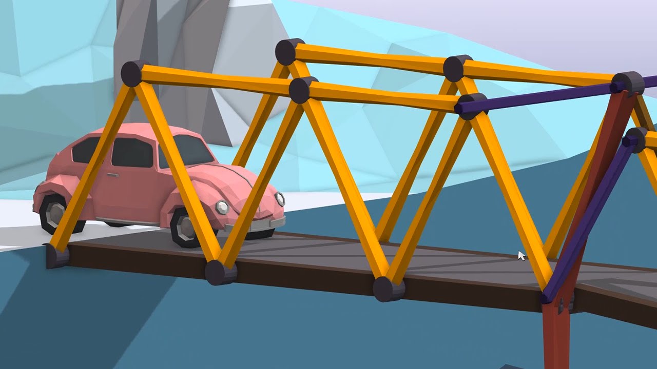 IM A BIG FAT BRIDGE BUILDING CHEAT! - Poly Bridge - YouTube