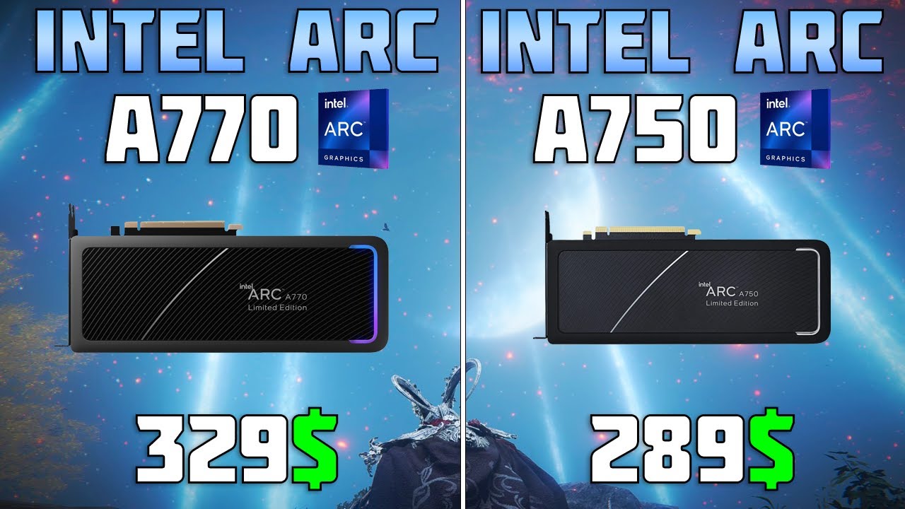 intel ARC A750 vs ARC A770 - 🔥 Exclusive Test With Ray Tracing - YouTube