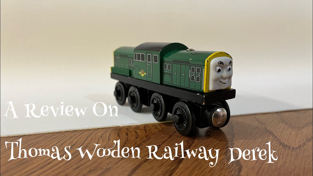 Unboxing and review of Thomas Wooden Railway Derek - YouTube