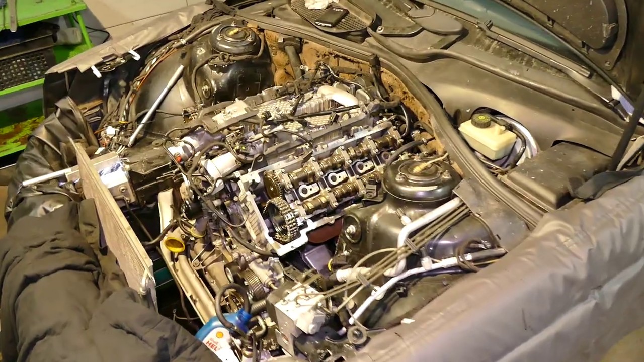 Mercedes Benz S-Klasse [220] Engine code OM 628 4.0d - YouTube