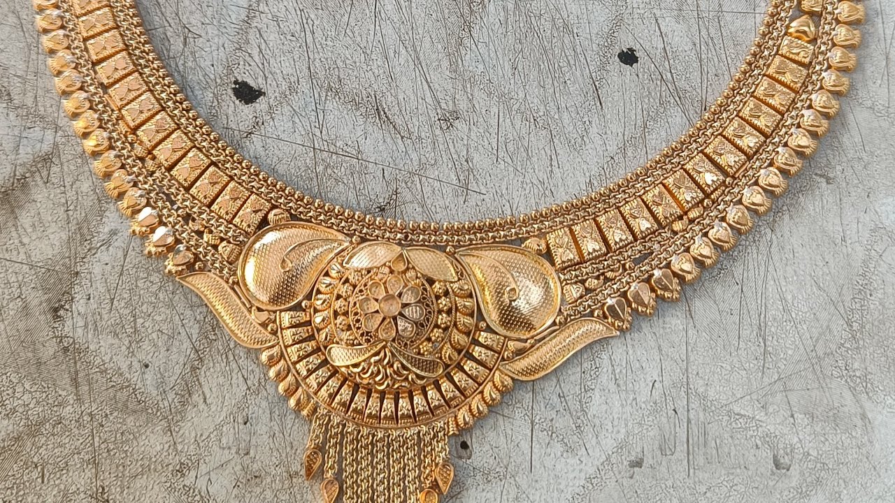 gold nekles making video 👍 new latest necklace design 2024 ...