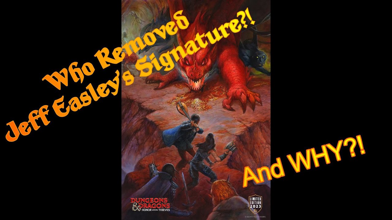 Classic D&D Artist Jeff Easley's Signature REMOVED From D&D Movie ...