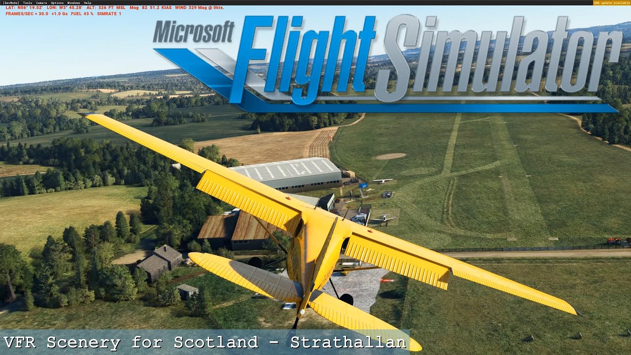 Microsoft Flight Simulator 2020 Free VFR Scenery for Scotland - Skydive ...
