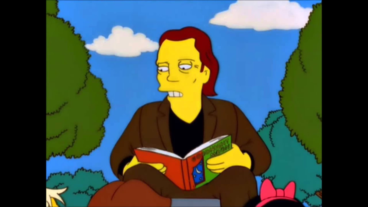 The Simpsons - Christopher Walken reads Goodnight Moon - YouTube