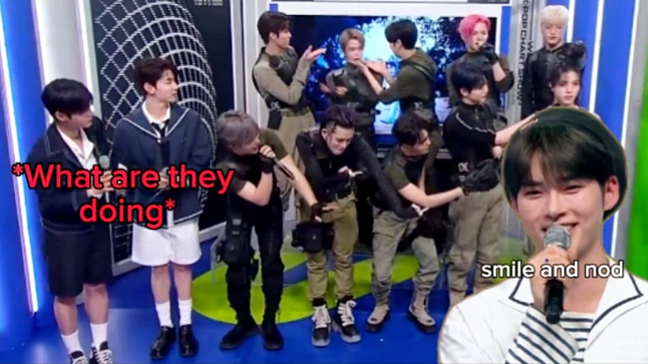 TREASURE giving ZEROBASEONE a chaotic experience as MCs ft whipped ...