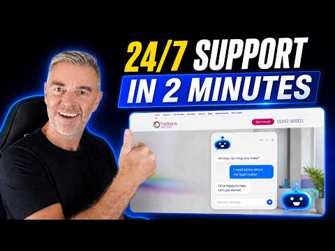 I Built a 24/7 Website Chatbot in 2 Minutes