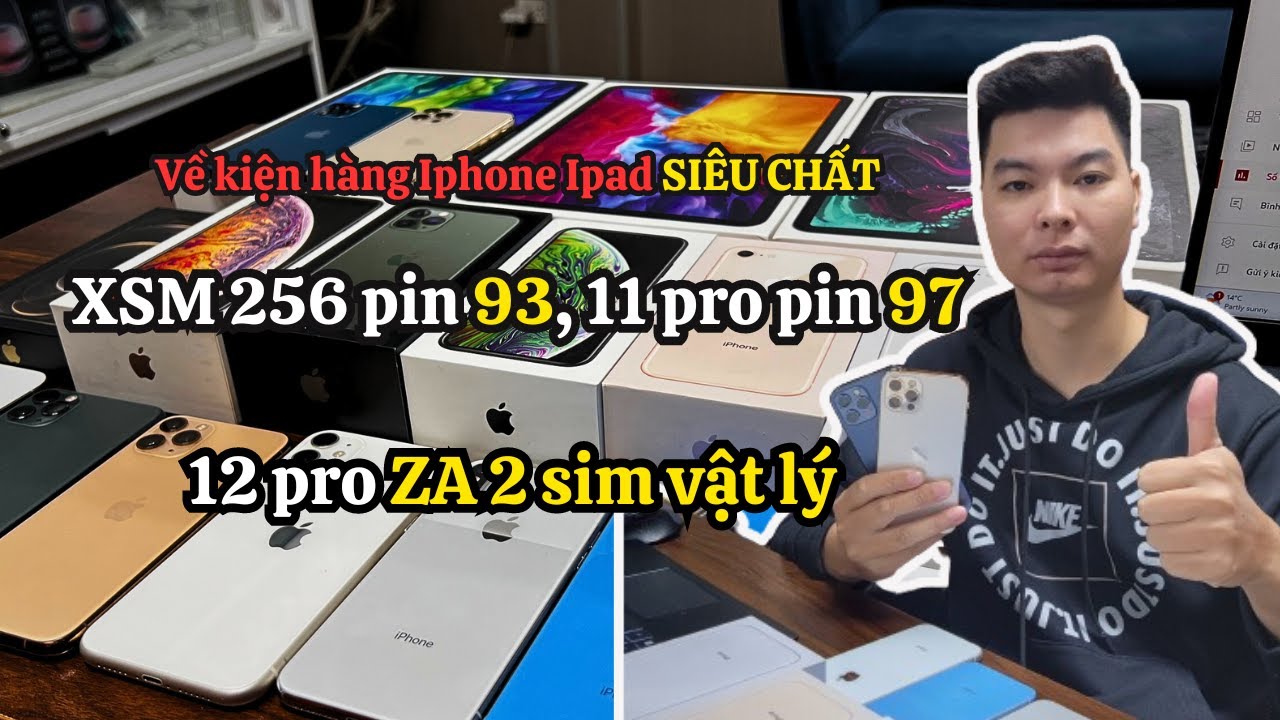 Lô hàng siêu chất 13 pro max, 12 pro 2 sim vật lý, xsm ,11 pro pin cao ...