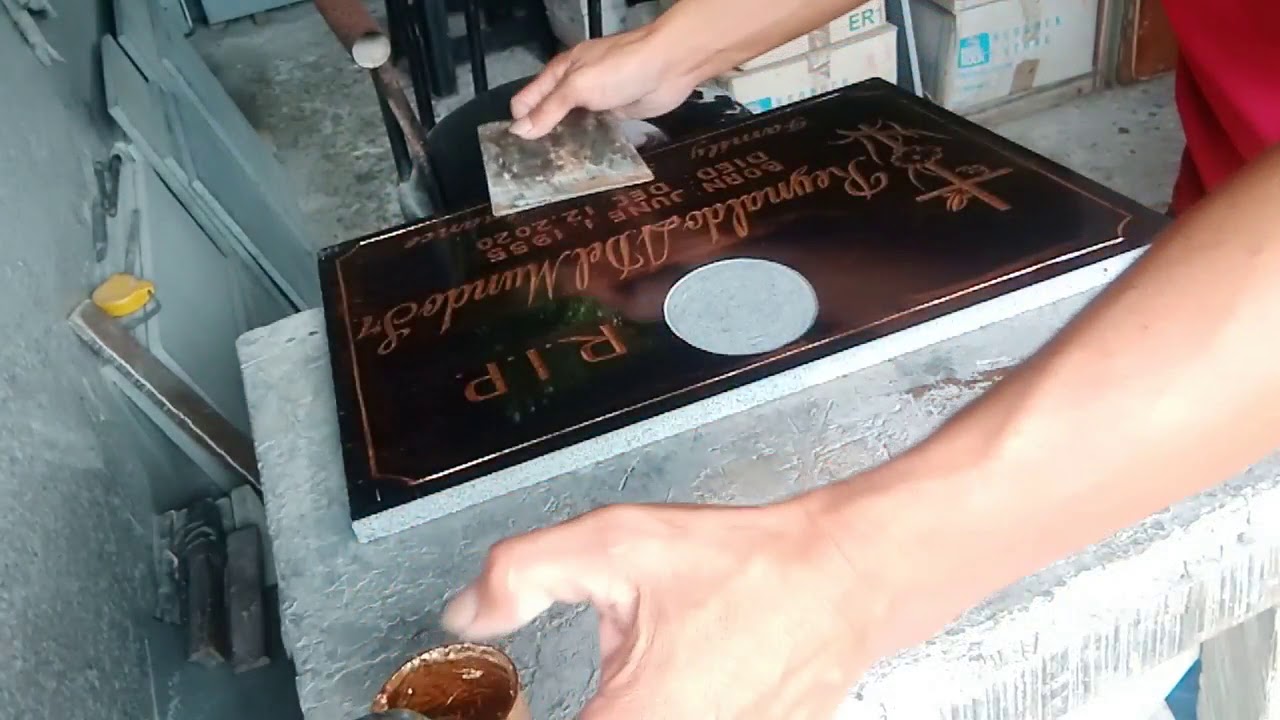 TUTORIAL ON HOW TO PAINT GRANITE LAPIDA AND TO INSTALL LAMINATION ...