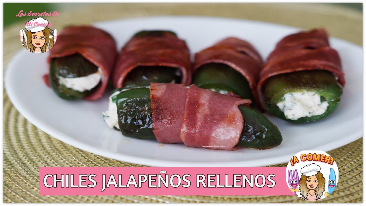 CHILES JALAPEÑOS RELLENOS 🍡LOS SECRETOS DE MI COCINA🍡 - YouTube