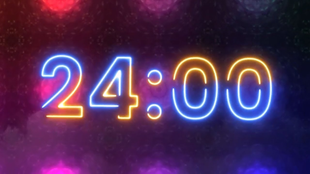 24 Minute Timer | 1440 Seconds Countdown | Clean And Simple Timer - YouTube