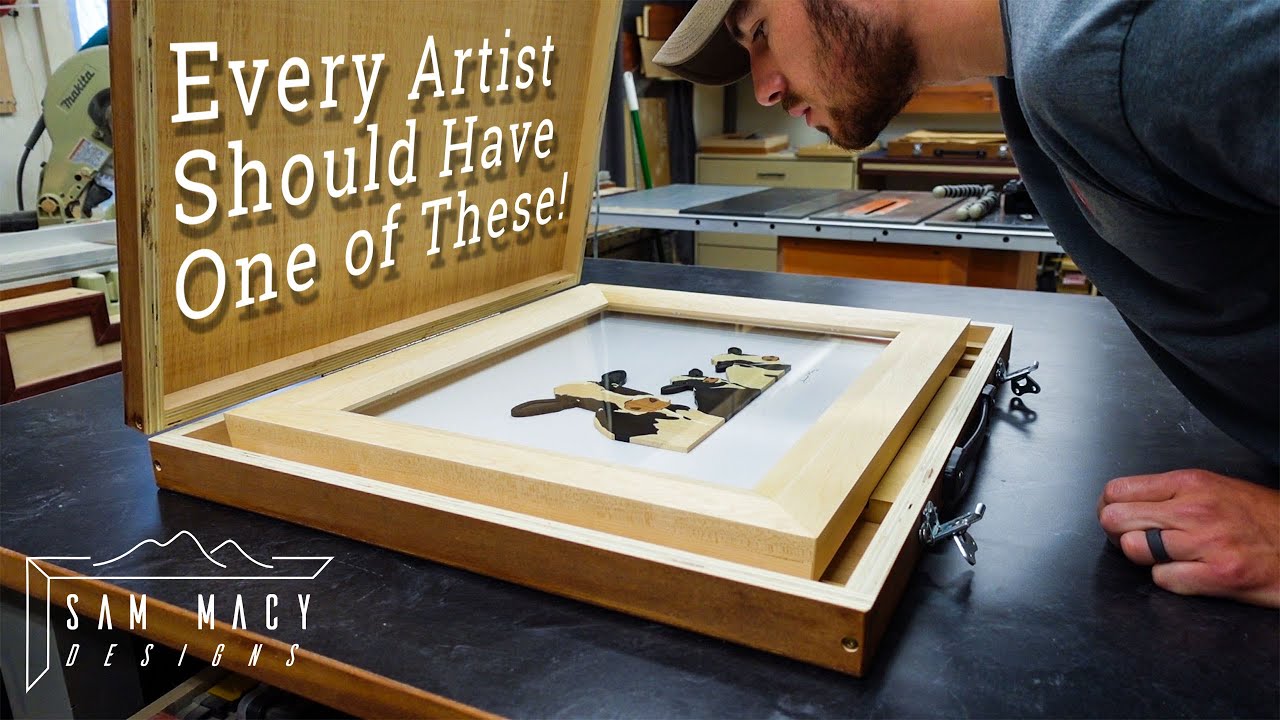 Simple DIY Protective Case for Shipping Frame Art! - YouTube