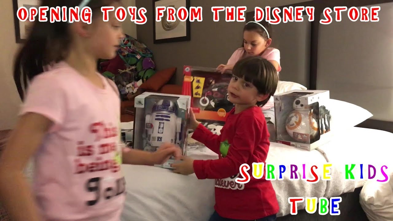 OPENING TOYS FROM THE DISNEY STORE - YouTube