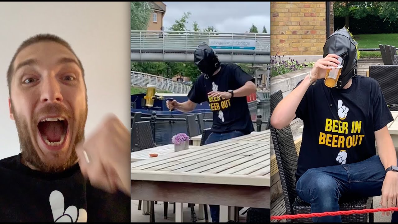 When Dad wears a Gimp mask to the pub 🍺😷 - YouTube