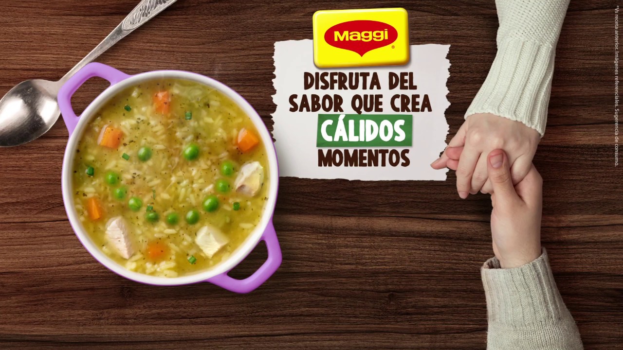 Sopa de Pollo con Arroz - MAGGI® - YouTube