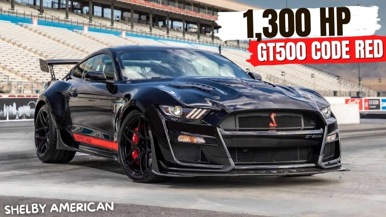 Shelby American GT500 Code Red Debuts With 1,300 Horsepower - YouTube