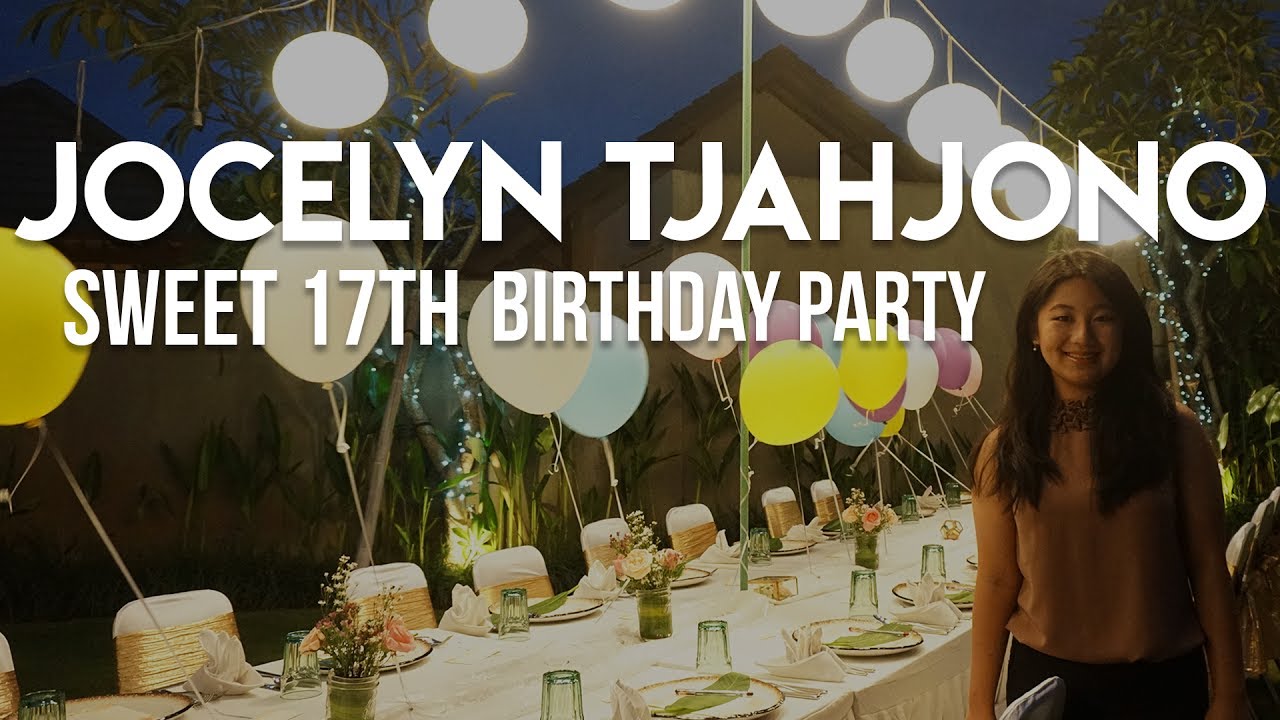 Sweet Seventeen Party Ideas