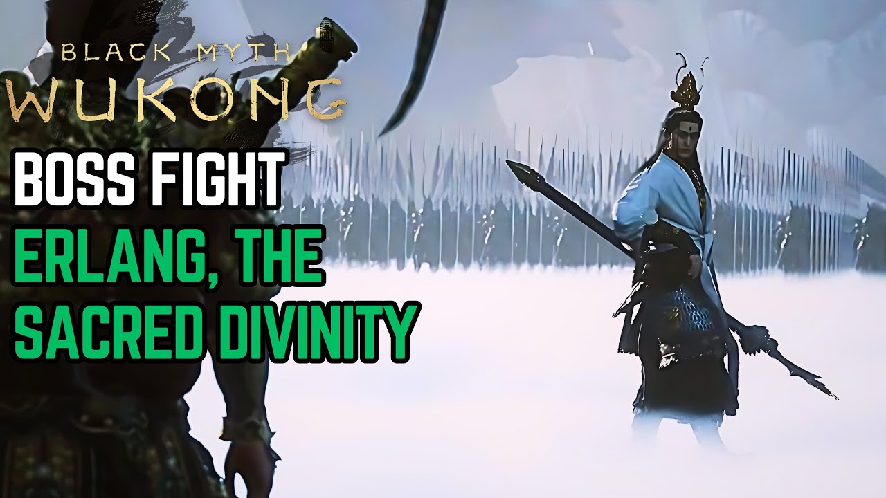 Black Myth: Wukong - Erlang, The Sacred Divinity Boss Fight - YouTube