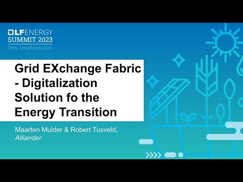 Grid EXchange Fabric - Digitalization Solution fo the Energy Transition ...