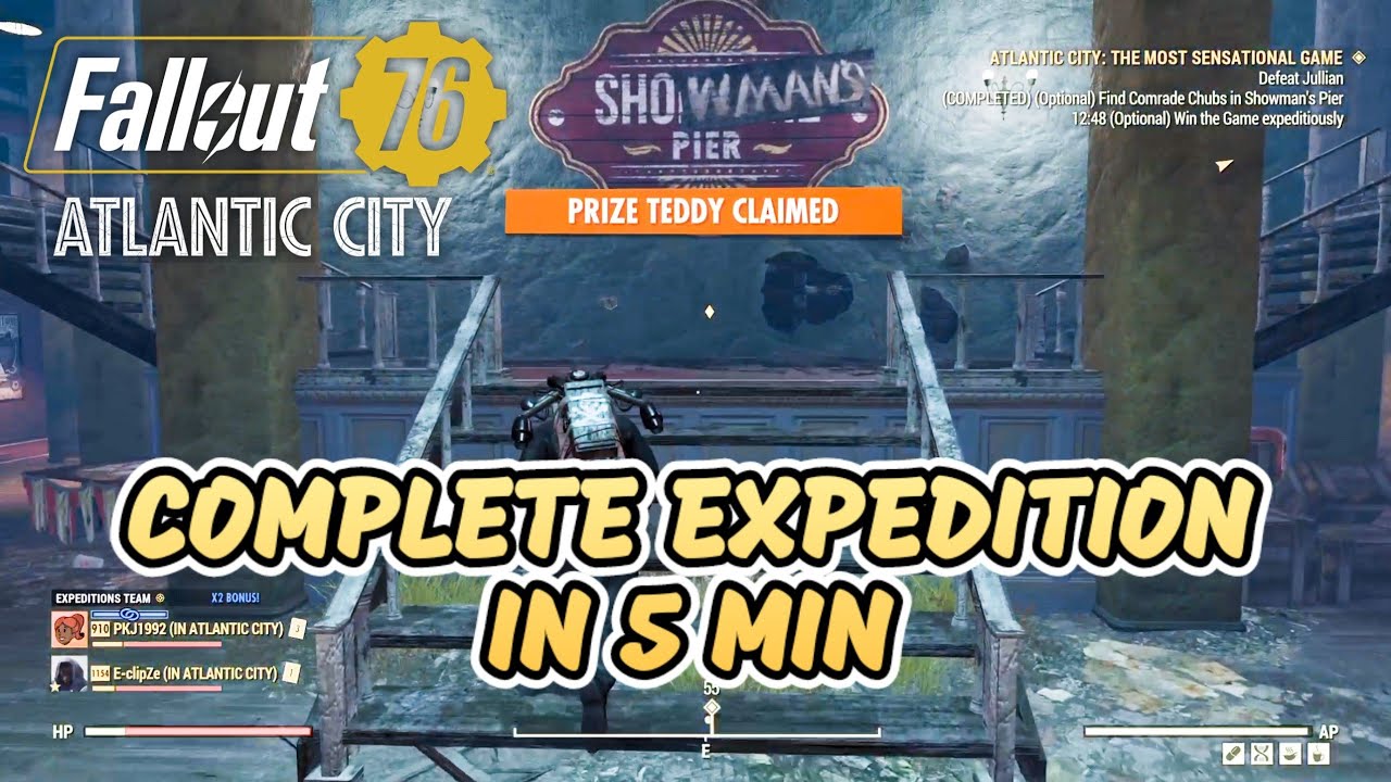 "The Most Sensational Game" in 4:38 - FAST WAY TO GET STAMPS - Fallout ...