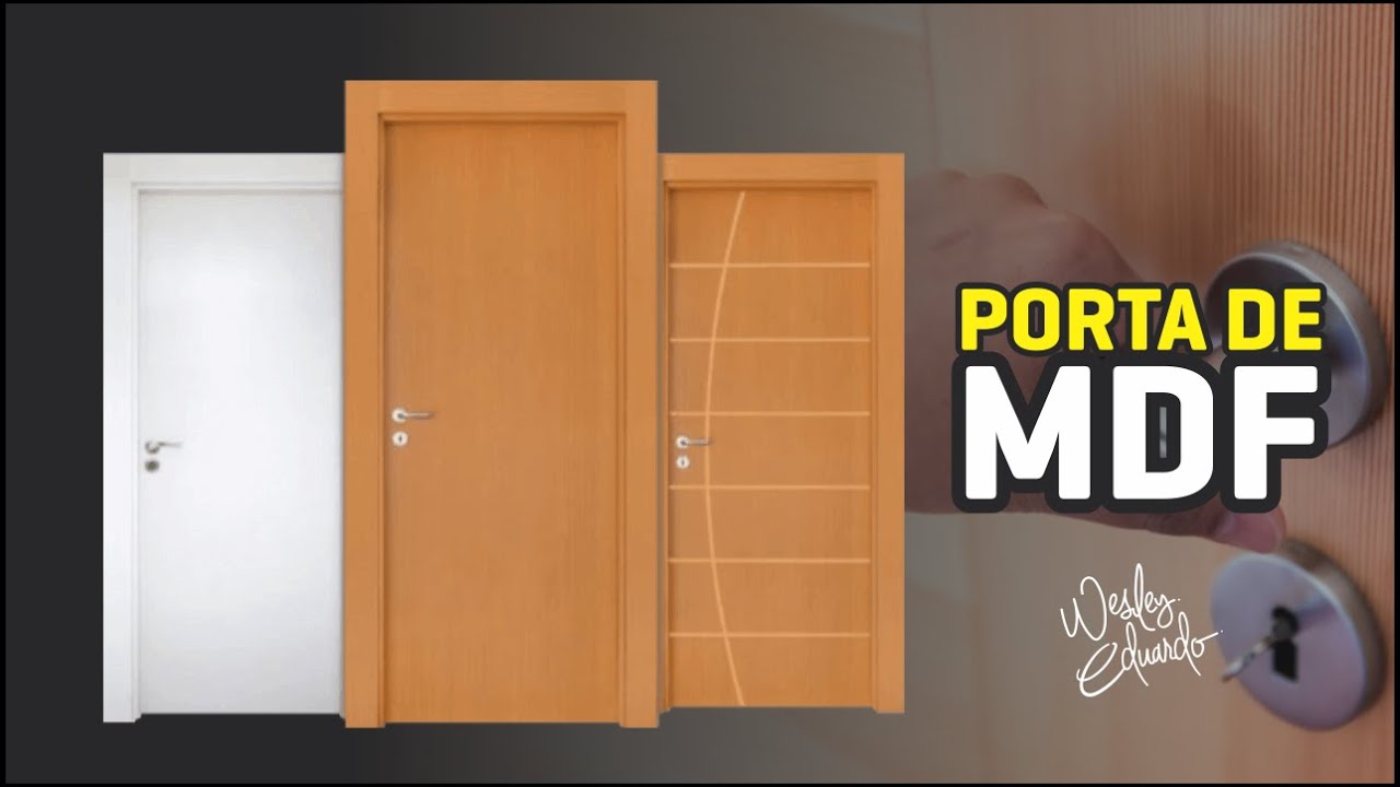 COMO FAZER PORTAS EM MDF - YouTube