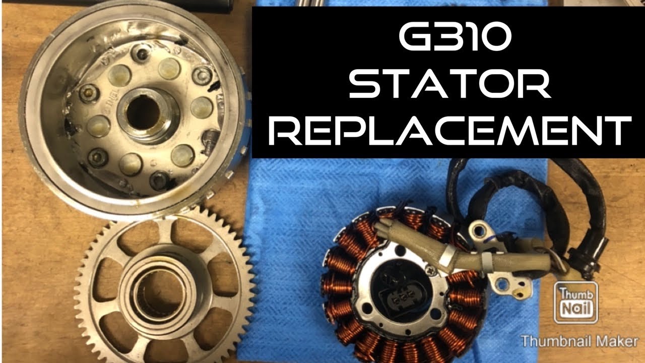 BMW G310 charging system repair (part 2) - YouTube