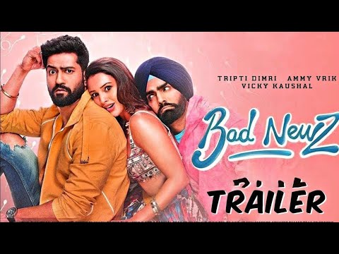 Bad Newz Official Movie Rating Review 10/4 Vicky Triptii Bed Newz movi ...