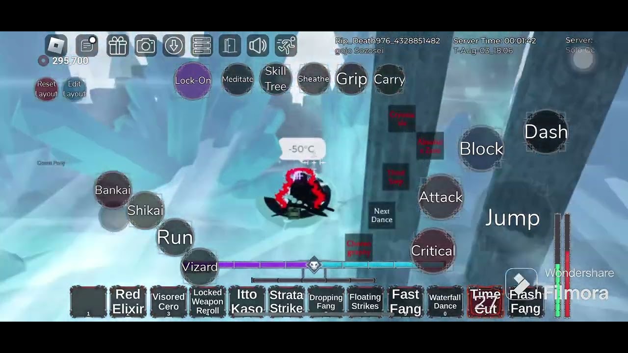 Getting snow bankai in type soul - YouTube