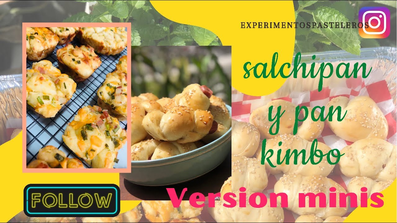 Salchipan y pan kimbo/version minis/experimentos pasteleros - YouTube