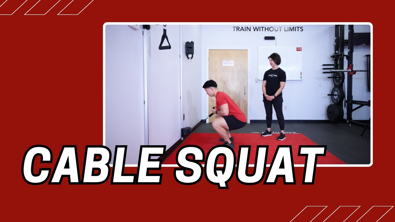 Cable Squat | Cable Machine Exercise - YouTube