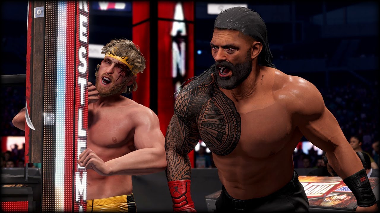 Roman Reigns vs Logan Paul Crown Jewel Title Match Preview - YouTube