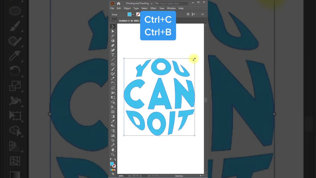 Morph Text Into An Object In Adobe Illustrator shorts YouTube Morph Text Into An Object In Adobe Illustrator shorts YouTube