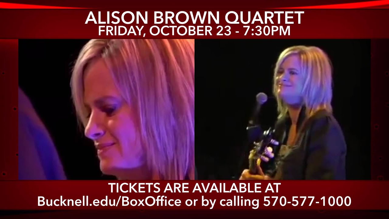 Alison Brown Quartet at Weis Center Oct. 23 - YouTube