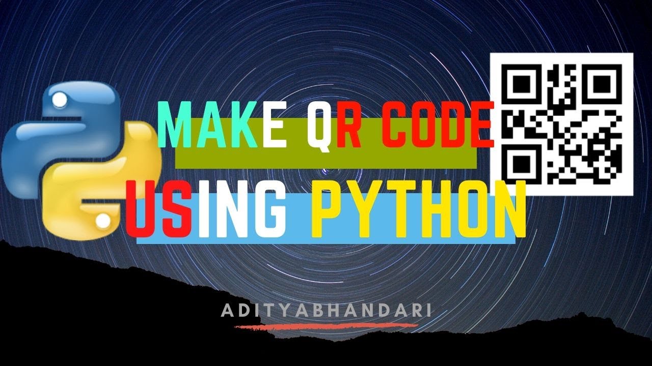 MAKE QR CODE USING PYTHON 2020 LATEST python qrcodeusingpython make-qr-code-using-python-2020-latest-python-qrcodeusingpython