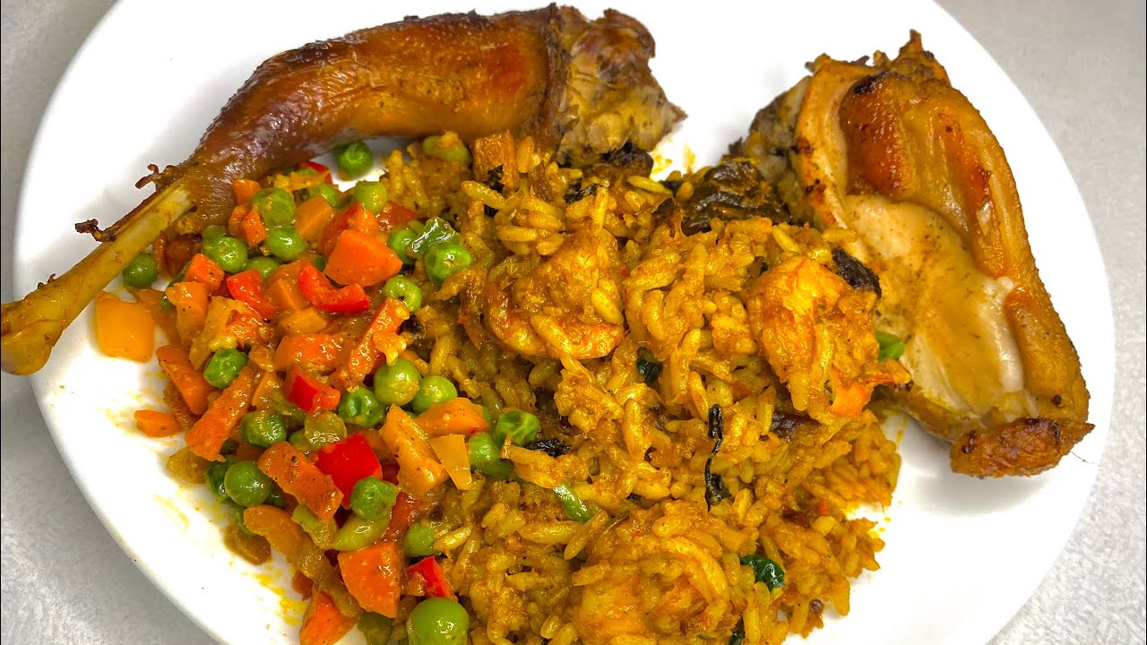 How To Make Banga Jollof Rice || Oven Baked Native Rice || Nigerian ...