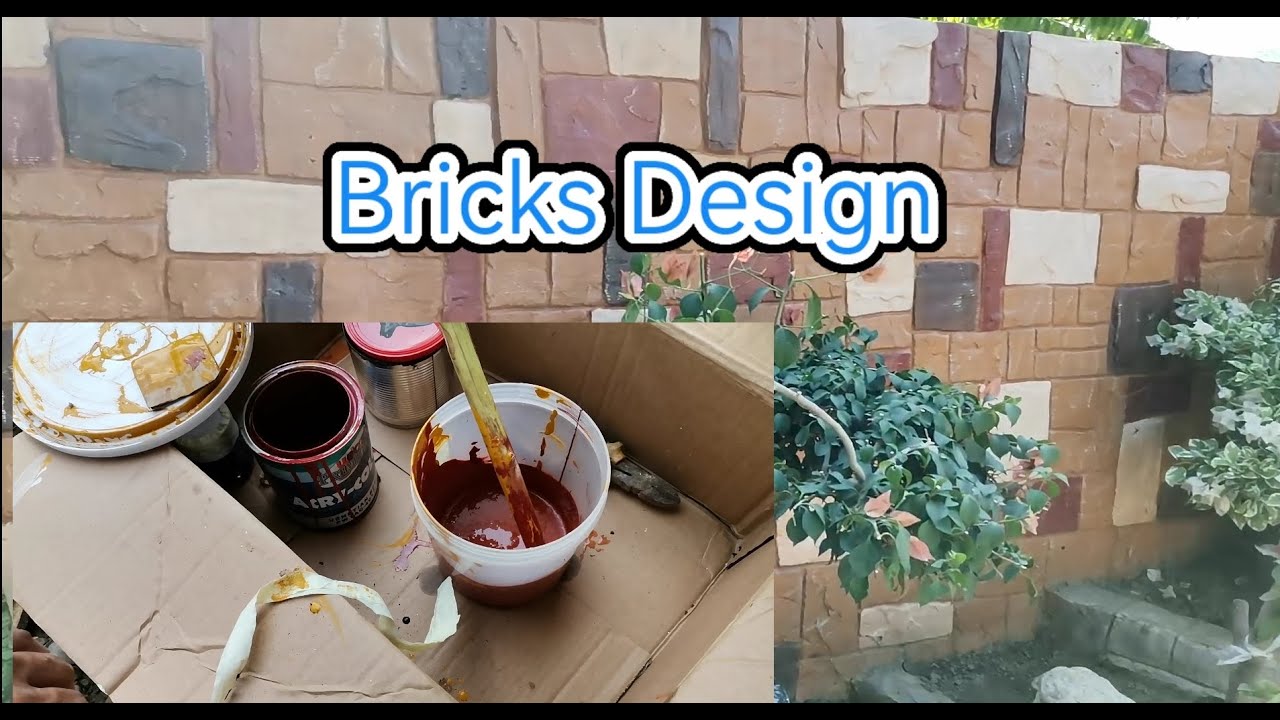How to make bricks out of cement and How to mix paints to create ...