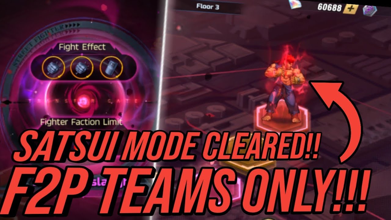 Wind/Flame/Legendary EASY SATSUI Onslaught clear, F2P units only no Battle Crystals!!!! - YouTube