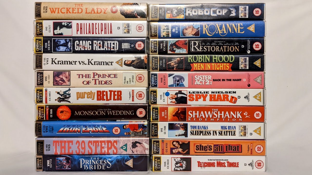 Subscriber Request Cinema Club Retail VHS Tape Collection Part 3 of 5 📼 ...