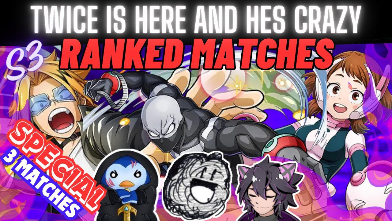 TWICE IS INSANELY FUN TO PLAY- My Hero Ultra Rumble Ranked Matches ...