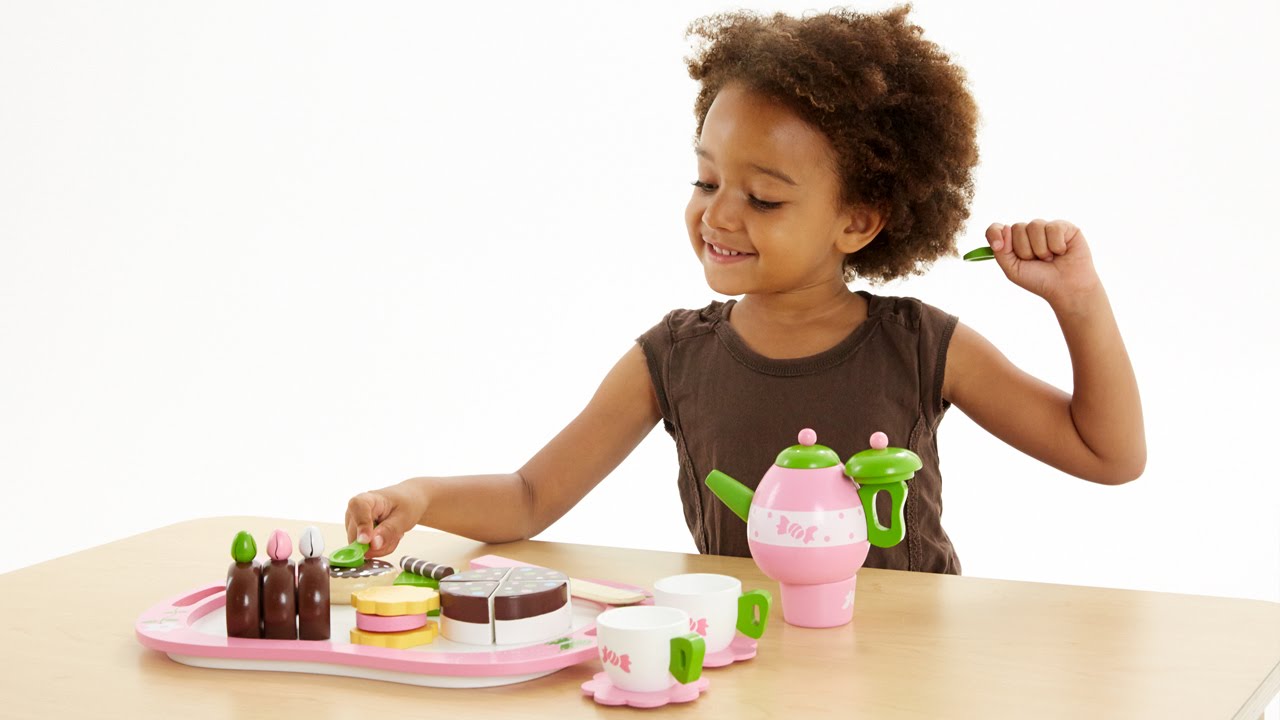 Classic Wooden Tea Set | Lakeshore® Learning - YouTube
