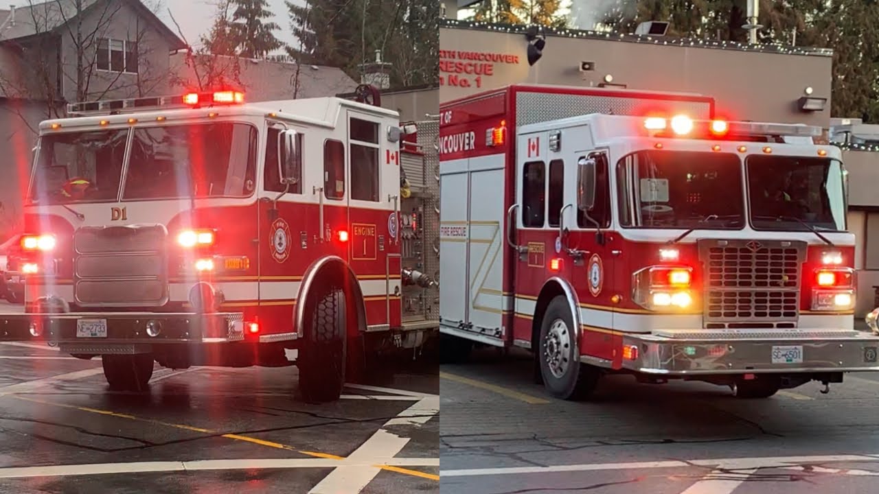 District of North Vancouver Fire Rescue Services: Engine 1 & Rescue 1 ...