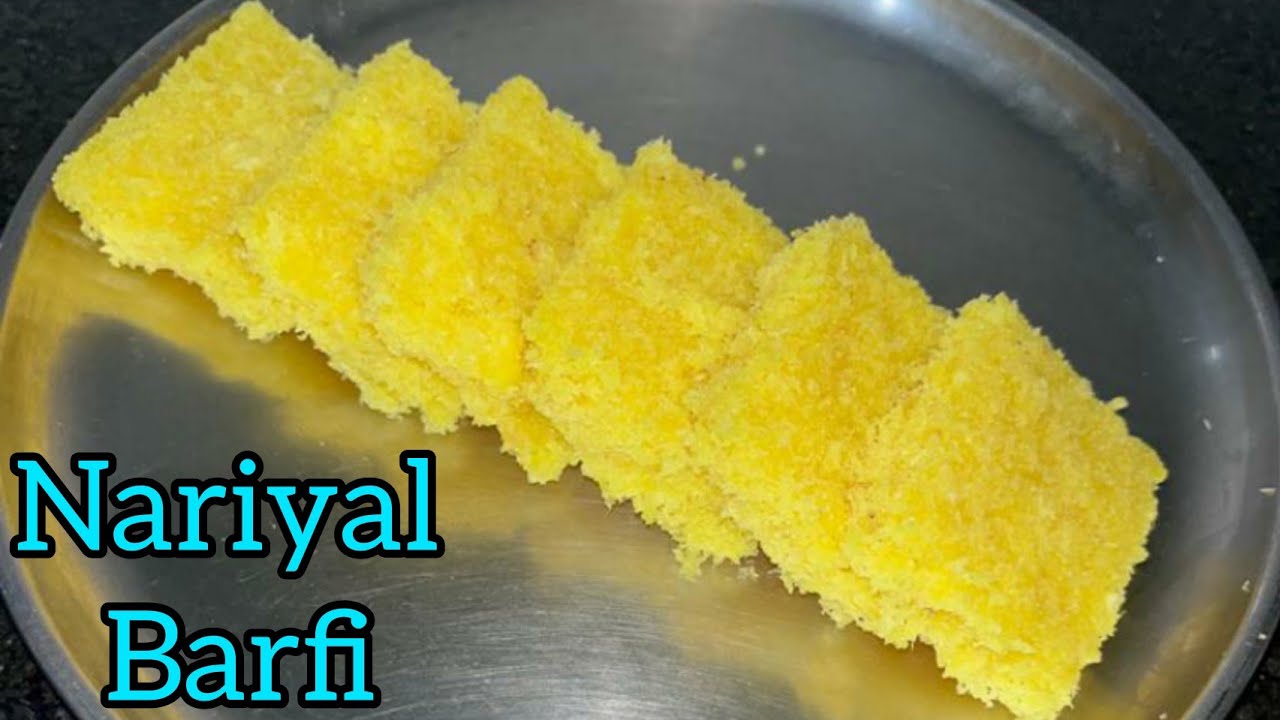 Coconut Barfi Recipe, khopra pak, nariyal burfi, kobbari mithai recipe ...