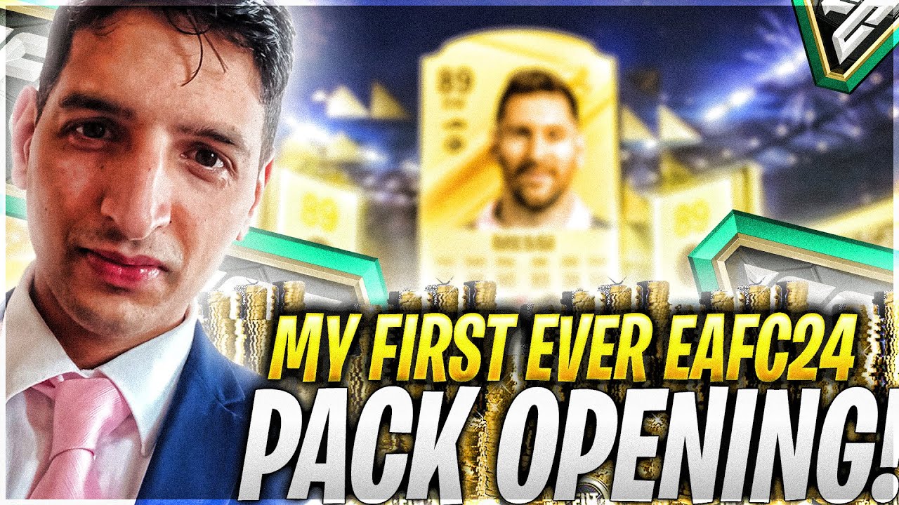MY FIRST EVER EA FC24 PACK OPENING!!!!!! - ICON FC BEGINS HERE ...