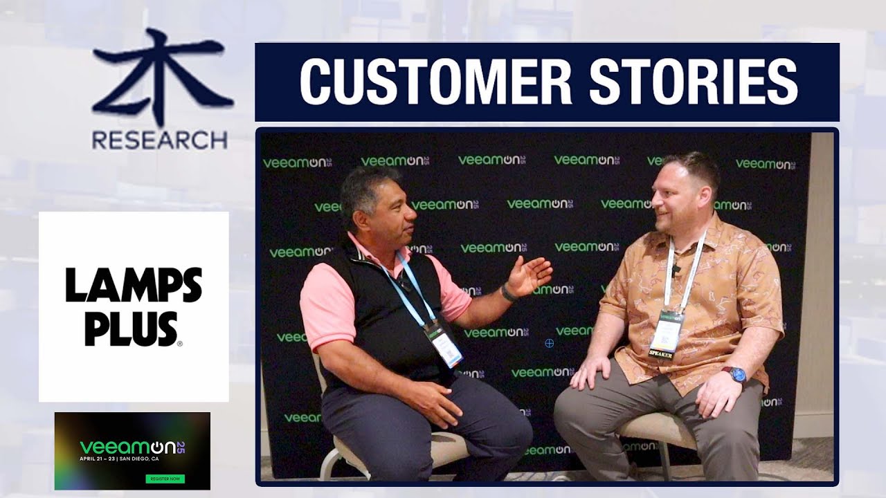 2025 ZKast #74 with Eric Denholtz of Lamps Plus at VeeamON 2025 - YouTube