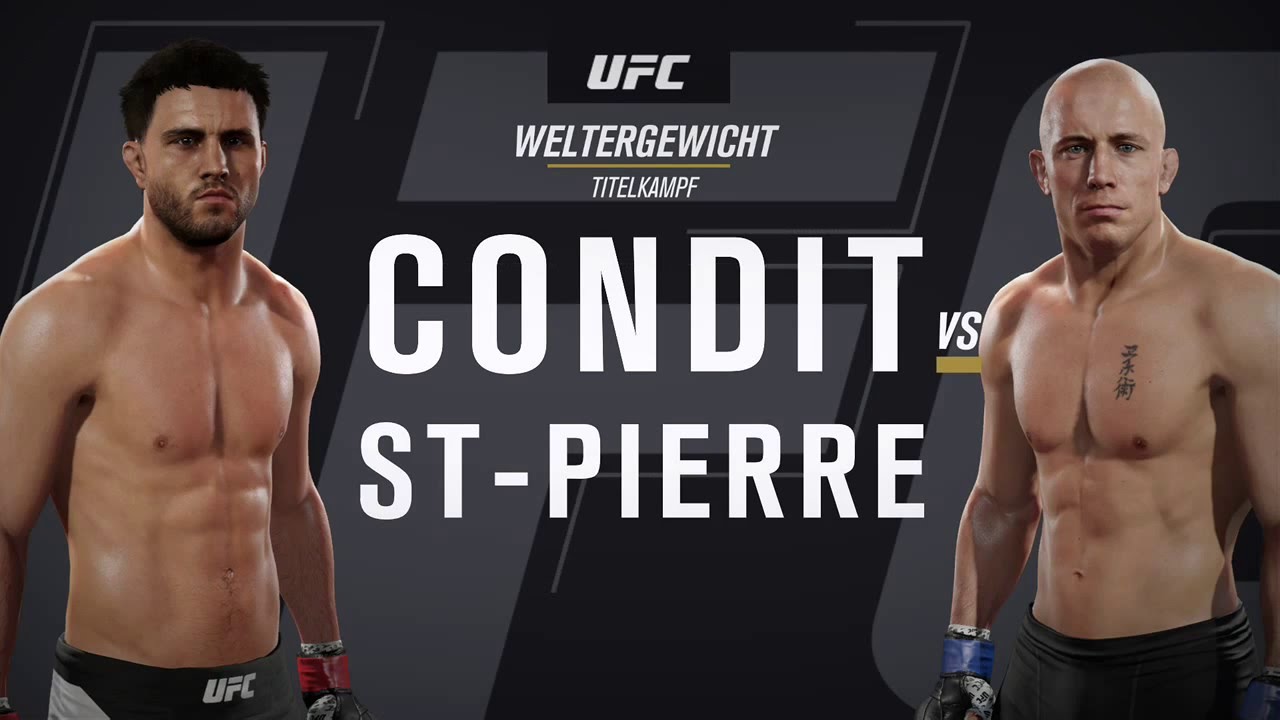 EA SPORTS UFC 2 - GSP vs Carlos Condit (Online) - YouTube