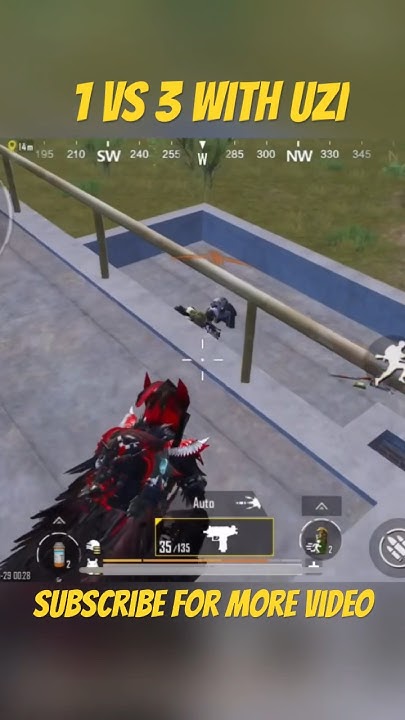 Bando ko surprise attack krke pela 1vs3 with uzi #1vs3 #uzi #surprise #surpriseattack # ...