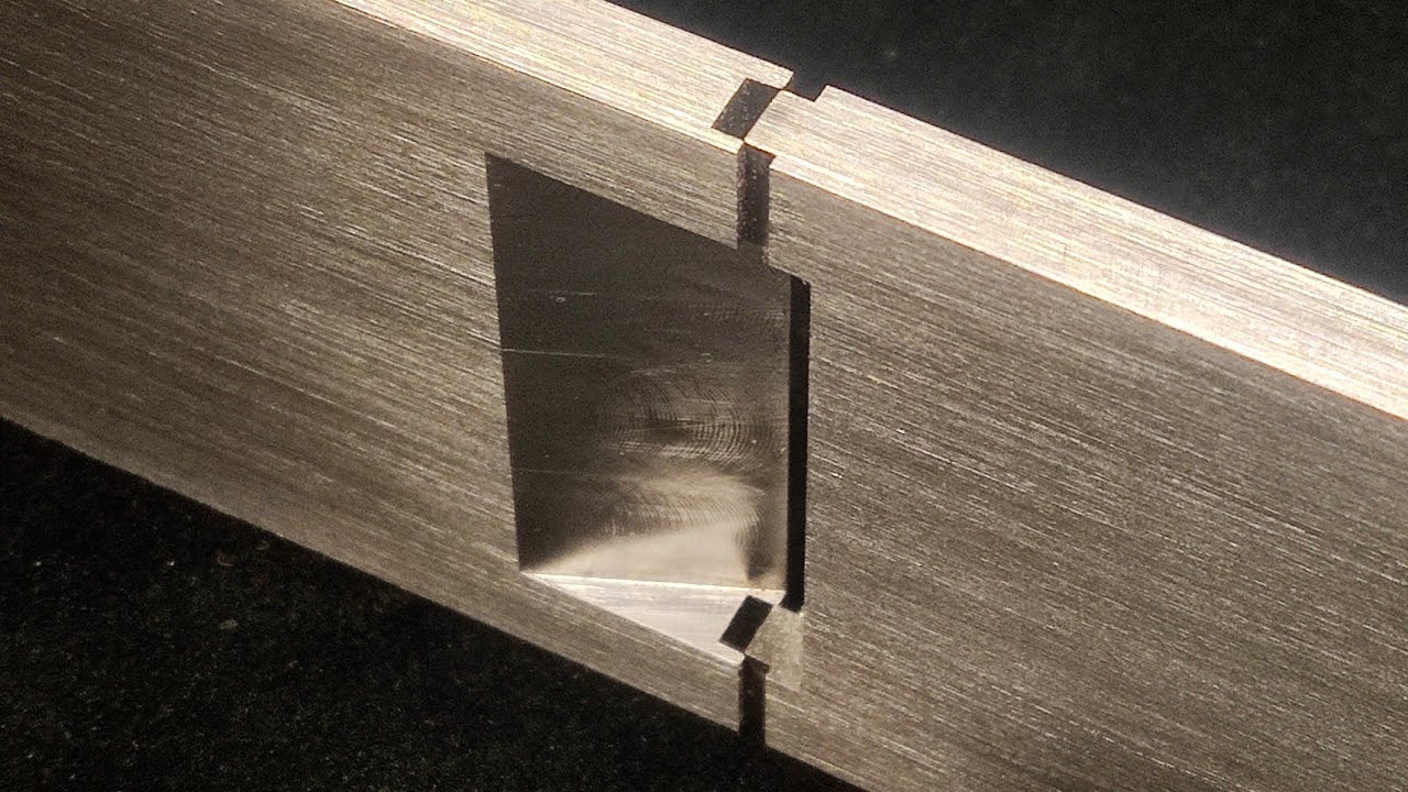 079 Tongue and groove in stainless steel - YouTube