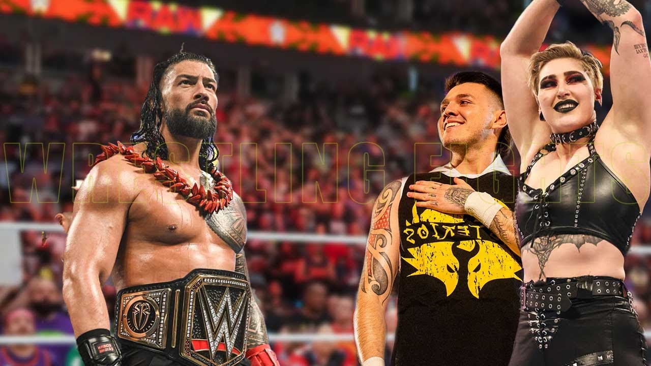 Roman Reigns vs Dominik Rhea Ripley Handicap Match Wrestling Fights ...