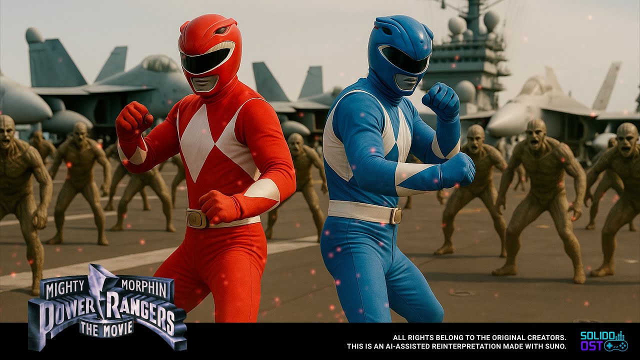Mighty Morphin Power Rangers - Aircraft Carrier - Reimagined by AI ...