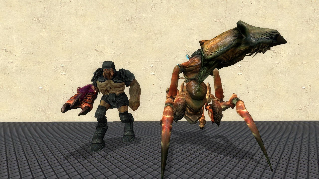 Alien Grunt vs Antlion Guard | NPC war in Garry's Mod - YouTube